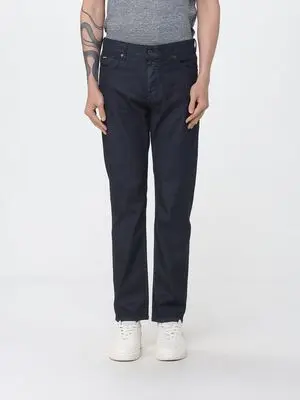 BOSS Cotton Denim Slim Fit Jeans - Blue