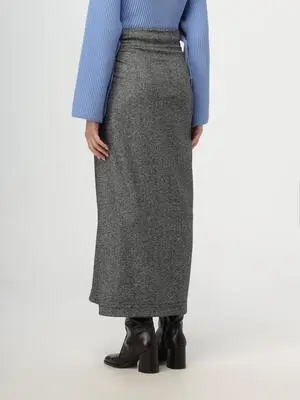 Erika Cavallini Asymmetrical Tie Detailed Skirt
