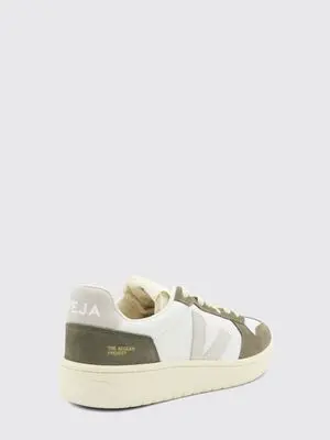 VEJA V-82 Leather Sneakers With Perforated Toe And Contrast Logo