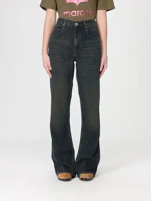 Isabel Marant Étoile High Rise Flare Jeans - Blue