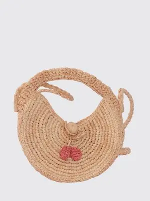 Bonpoint Crochet Raffia Bag - Beige