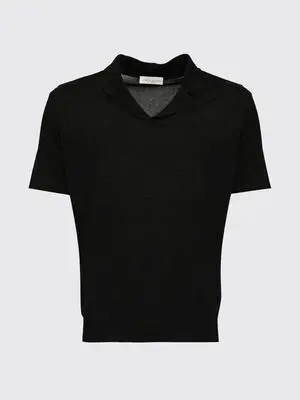 ROBERTO COLLINA Cotton Blend Knit Polo Shirt