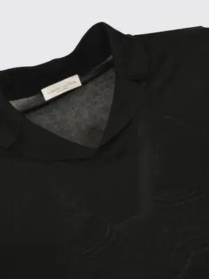 ROBERTO COLLINA Cotton Blend Knit Polo Shirt