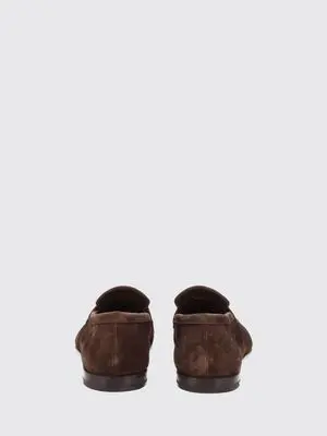 Premiata Suede Penny Loafers With Leather Sole