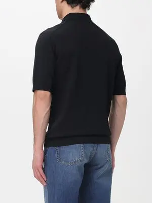 Dolce & Gabbana Virgin Wool Polo Shirt With Logo