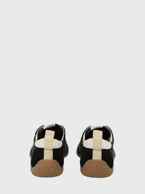 Kenzo Striker Bi Nylon Lace-up Sneakers With Round Toe - Black