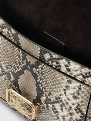 Burberry Rider Bag In Python Print Leather