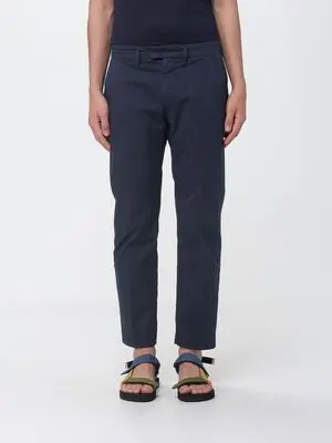 DONDUP Stretch Cotton Chino Trousers Blue