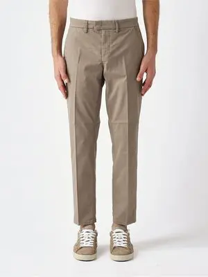 DONDUP Stretch Cotton Chino Trousers - Grey