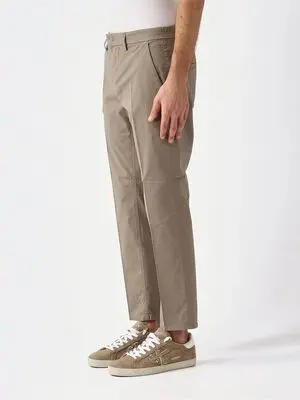 DONDUP Stretch Cotton Chino Trousers - Grey