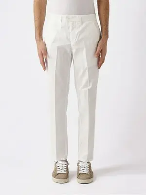 DONDUP Stretch Cotton Chino Trousers White