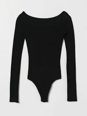 Alaïa Viscose Knit Bodysuit