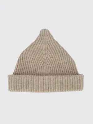 Loro Piana Ribbed Cashmere Beanie - Silver
