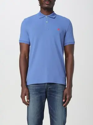 Peuterey Technical Fabric Polo With Logo - Avion