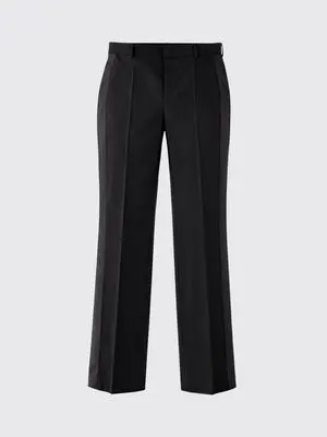Moschino Low-waisted Straight Wool Pants With Pleats
