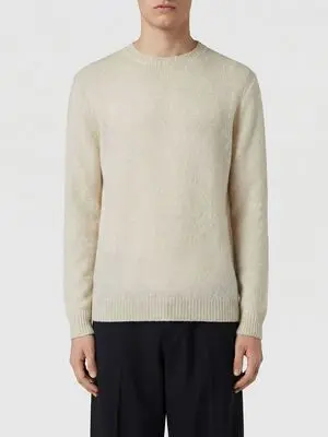 Avant Toi Linen Crew Neck Sweater - Yellow