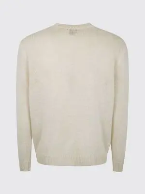 Avant Toi Linen Crew Neck Sweater - Yellow