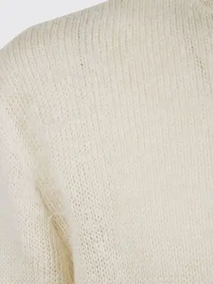 Avant Toi Linen Crew Neck Sweater - Yellow