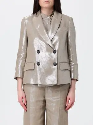 Brunello Cucinelli Double-breasted Blazer - Beige