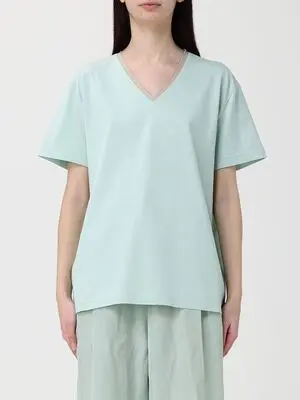 Fabiana Filippi V-neck T-shirt - Mint