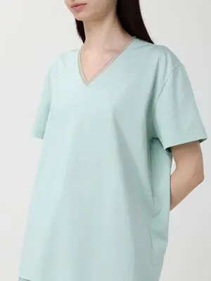Fabiana Filippi V-neck T-shirt - Mint