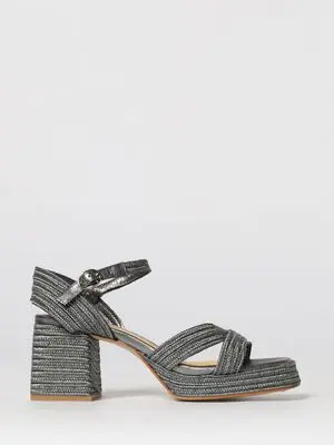 CastaÑer Vallita Woven Canvas Sandals - Grey