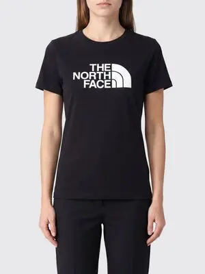 The North Face Slim Fit Cotton T-shirt With Contrast Logo - Black