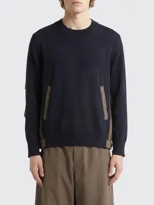 Sacai Nylon Crew-neck Pullover - Blue