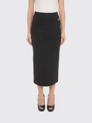 EA7 Midi Pencil Skirt With Logo Detail