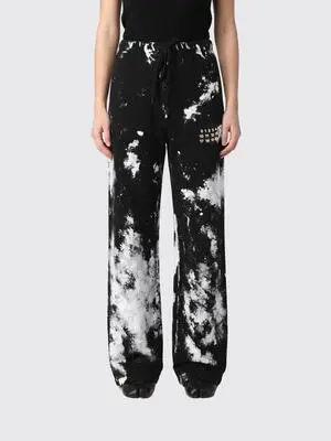MAISON MARGIELA Printed Wide-leg Cotton Jogging Pants