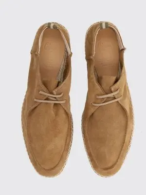 CastaÑer Ned Two-tone Suede Cowhide Lace-up Espadrilles