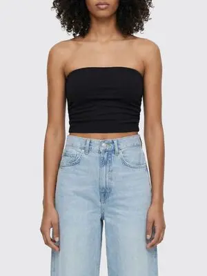 THOM KROM Stretch Jersey Bandeau Top - Black
