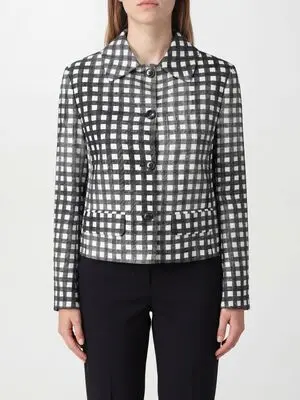 Ermanno Scervino Check Pattern Viscose Jacket