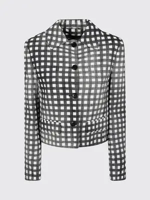 Ermanno Scervino Check Pattern Viscose Jacket