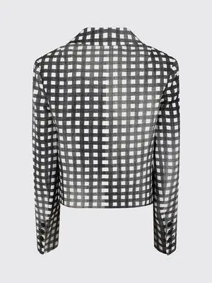 Ermanno Scervino Check Pattern Viscose Jacket