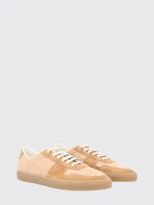 COMMON PROJECTS Two-tone Nappa And Suede Low-top Sneakers