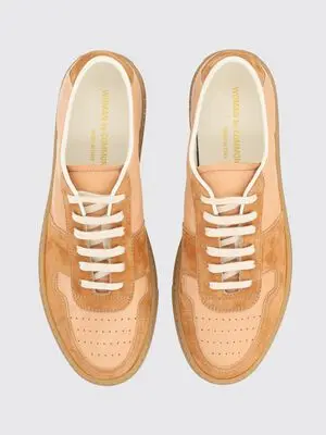 COMMON PROJECTS Two-tone Nappa And Suede Low-top Sneakers