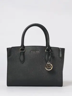 Michael Kors Becca Medium Saffiano Leather Handbag - Black