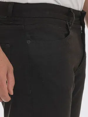 BOSS Trousers In Twill Slim Fit - Black
