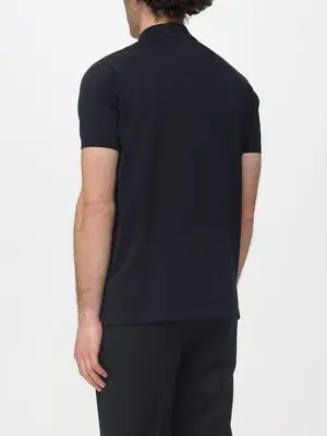 Aspesi Cotton Knit Polo Shirt - Black