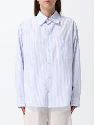 HERSKIND Classic Collar Shirt - Gnawed Blue
