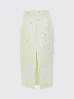 SELF-PORTRAIT High-waisted Sequined Tweed Midi Pencil Skirt