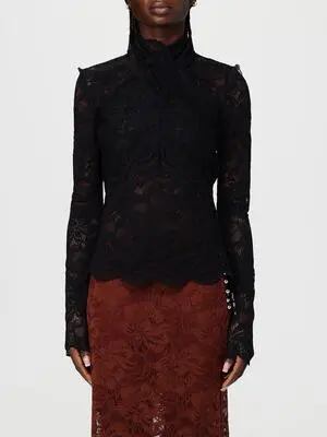 Rabanne Lace Top - Black