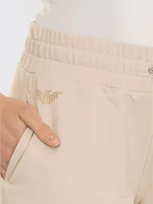 EA7 Jersey Shorts - Beige