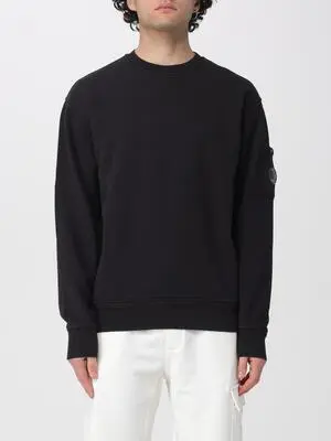 C.P. COMPANY Cotton Crewneck Sweatshirt - Black