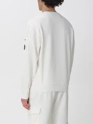 C.P. COMPANY Cotton Crewneck Sweatshirt - White