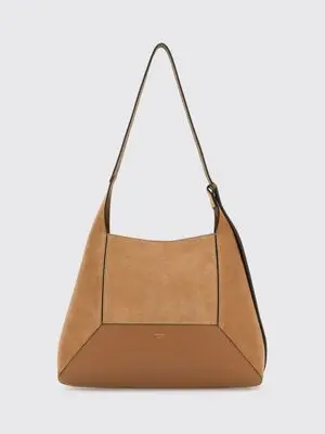 JIMMY CHOO Diamond Hobo Bag In Suede - Coffee