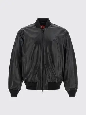 DIESEL® Leather Bomber Jacket