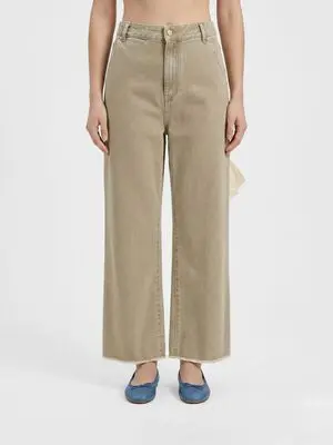 DARKPARK Wide Leg Denim Jeans - Camel