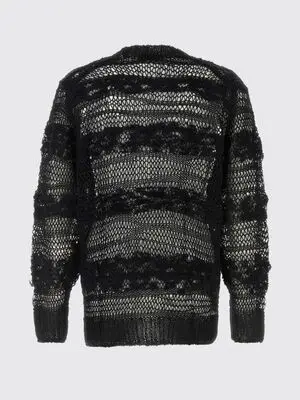 Yohji Yamamoto Cotton And Linen Mesh Pullover